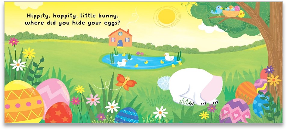 Hippity Hoppity Easter Bunny Finger Puppet Book – Lake Press