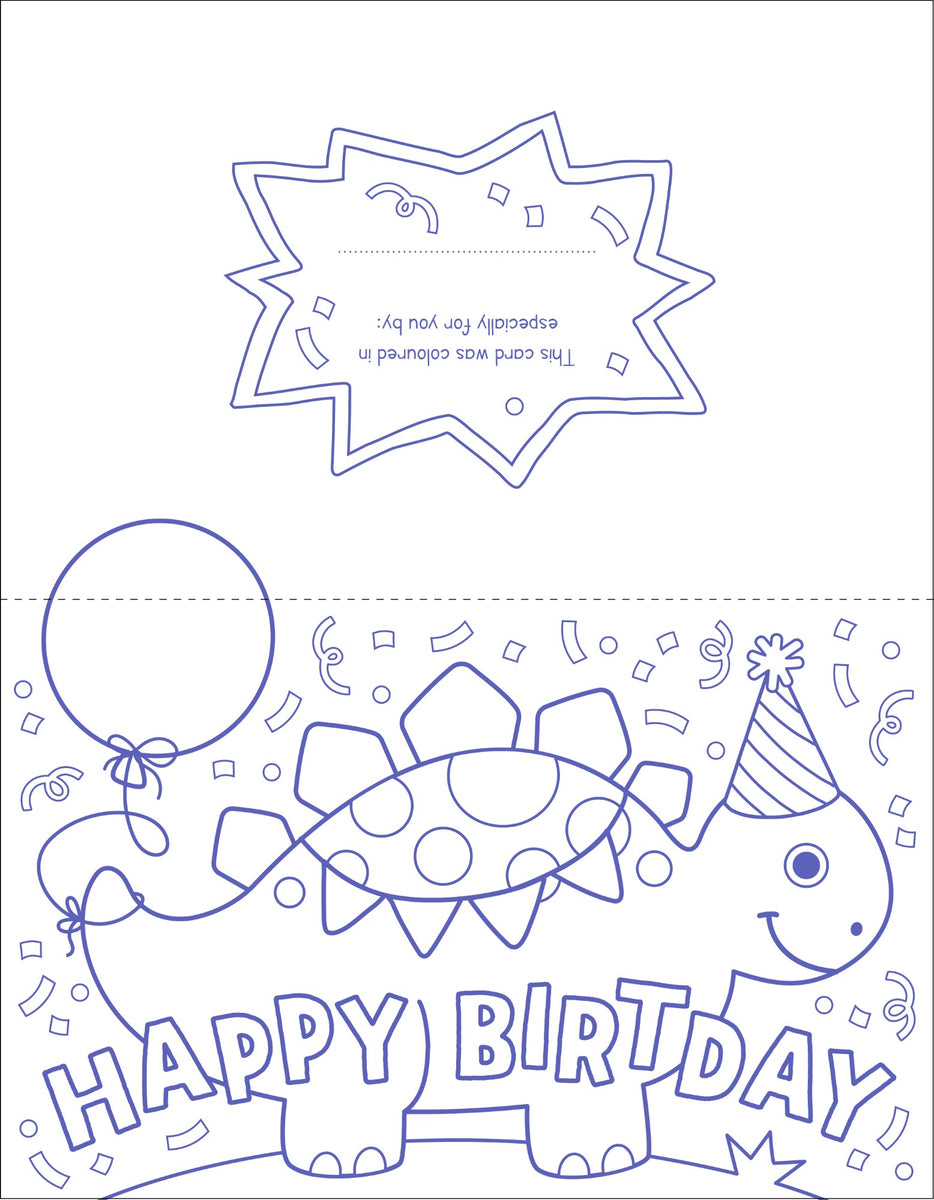 Colour Me Happy Birthday – Greeting Cards and Gift Tags Book – Lake Press