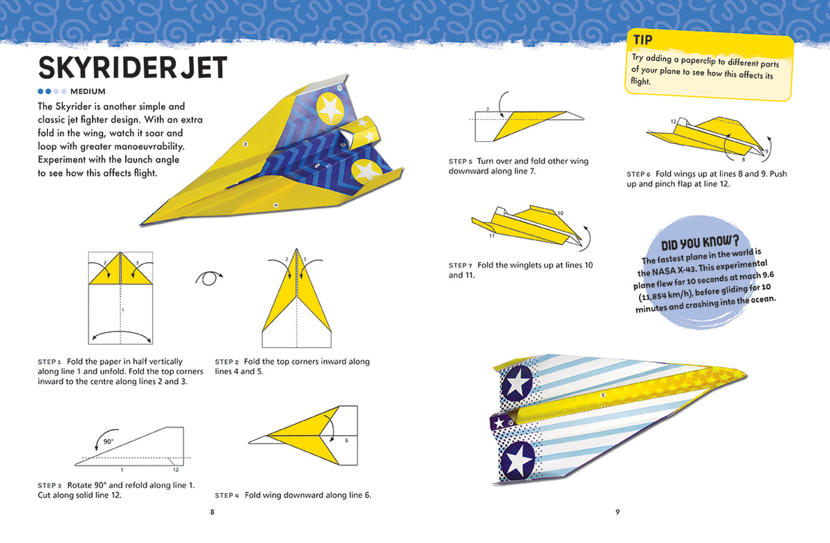 Origami Activity Book - Paper Planes – Lake Press