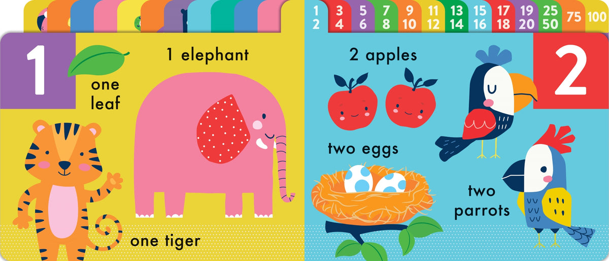 Chunky Tabbed Board Book - 123 – Lake Press