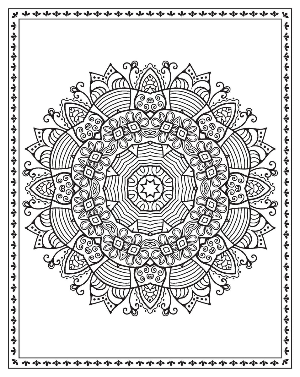 Relax & Colour - Mandala – Lake Press