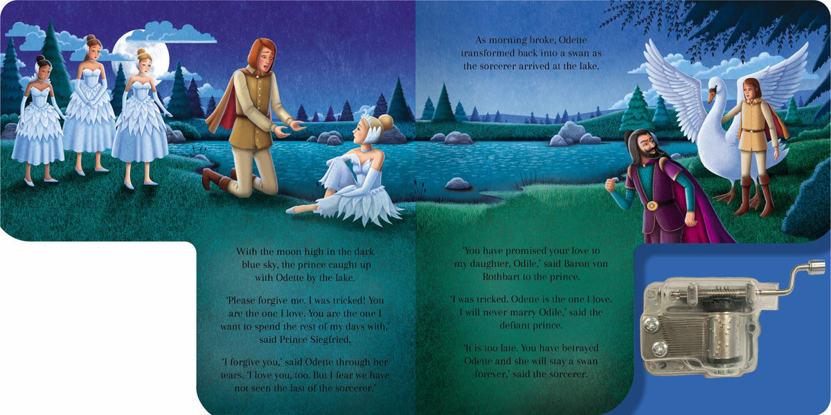 Wind-Up Music Box Book - Swan Lake – Lake Press