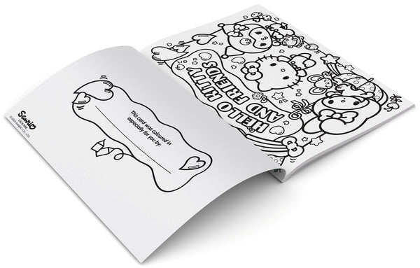 Hello Kitty and Friends - Colour-Your-Own Greeting Cards and Gift Tags ...