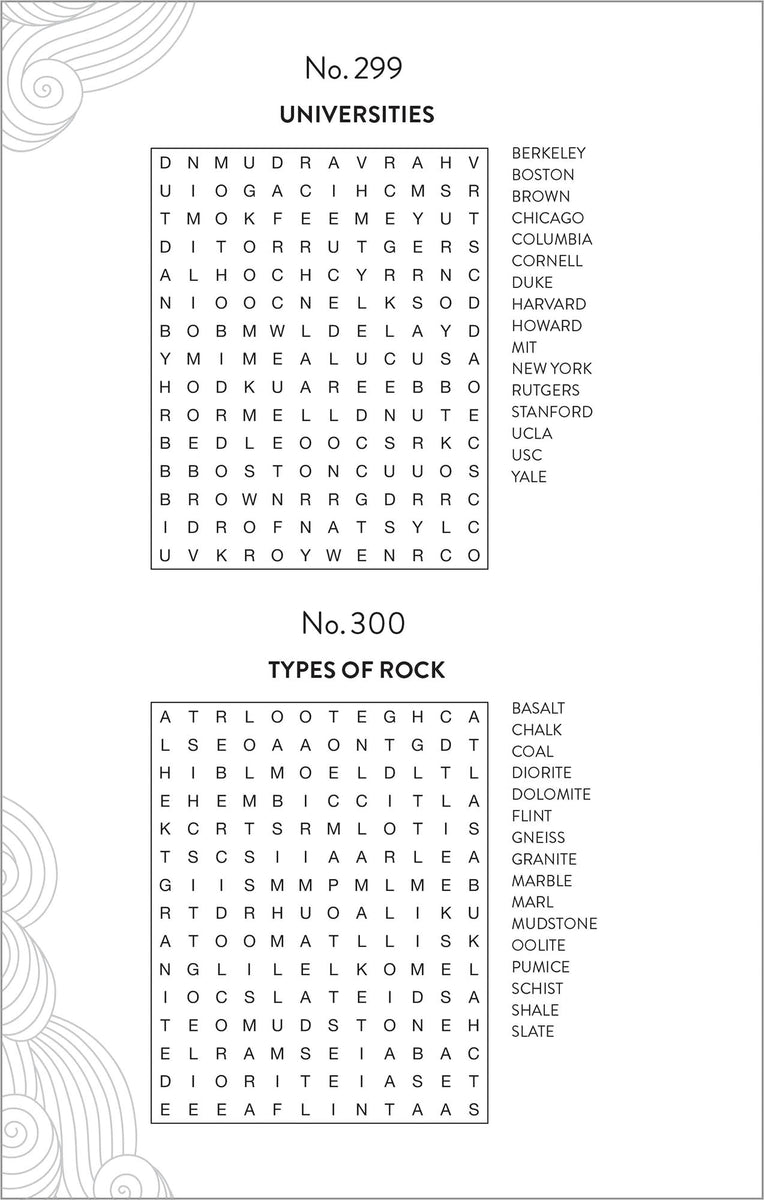 Mindful 600 Puzzles - Word Search - Pink Ombre – Lake Press
